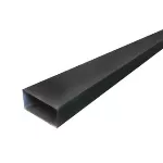 Tubo estructural hierro negro rectangular 4" x 8" (100 x 200 x 2.38 mm ...