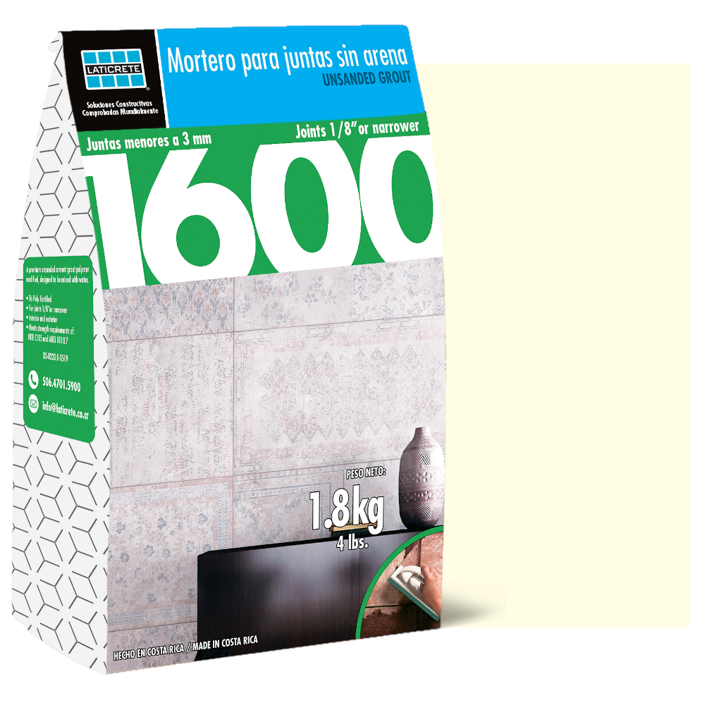 Fragua sin arena 1600 1.8 kg Laticrete (#85 almond) | Materiales De ...