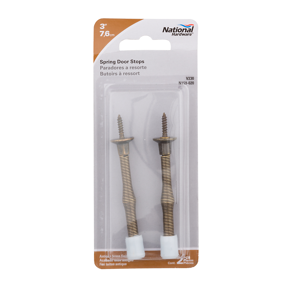 Tope de resorte para puerta 3" bronce antiguo National Hardware N159 ...