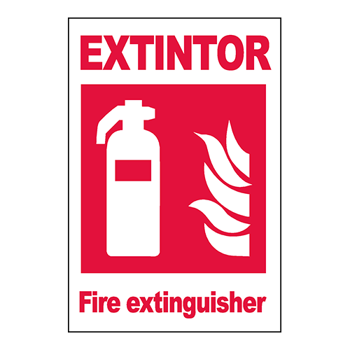 Rotulo de Extintor 20 x 30 cm | Materiales De Construcción | Ferretería ...