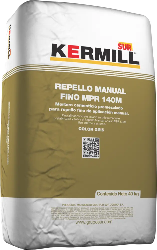 Mortero para repello fino MPR140 M saco 40 kg Sur 39140720K40 (gris) | Materiales De ...