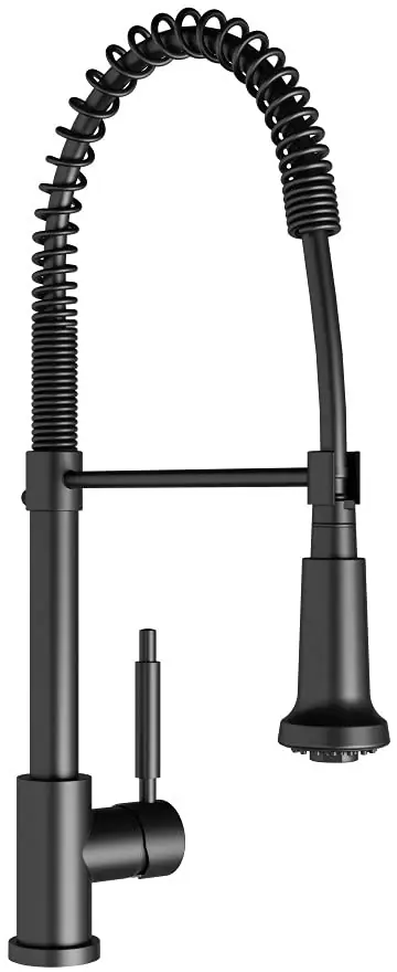 Griferia para fregadero monomando negro mate Talampaya Franz Viegener ...