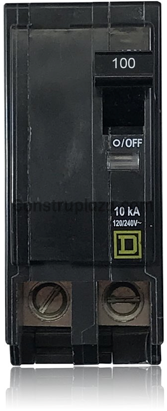 Breaker de enchufar 2 polos 100A 120/240V UL Square D QO2100 | Materiales De Construcción ...