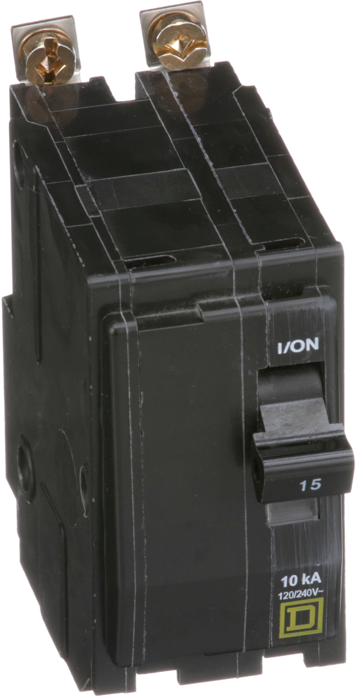 Breaker de atornillar 2 polos 15A 120/240V UL Square D QOB215 ...