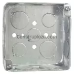 Caja EMT cuadrada 4" x 4" doble fondo (KO 1/2" y 3/4") UL | Materiales ...