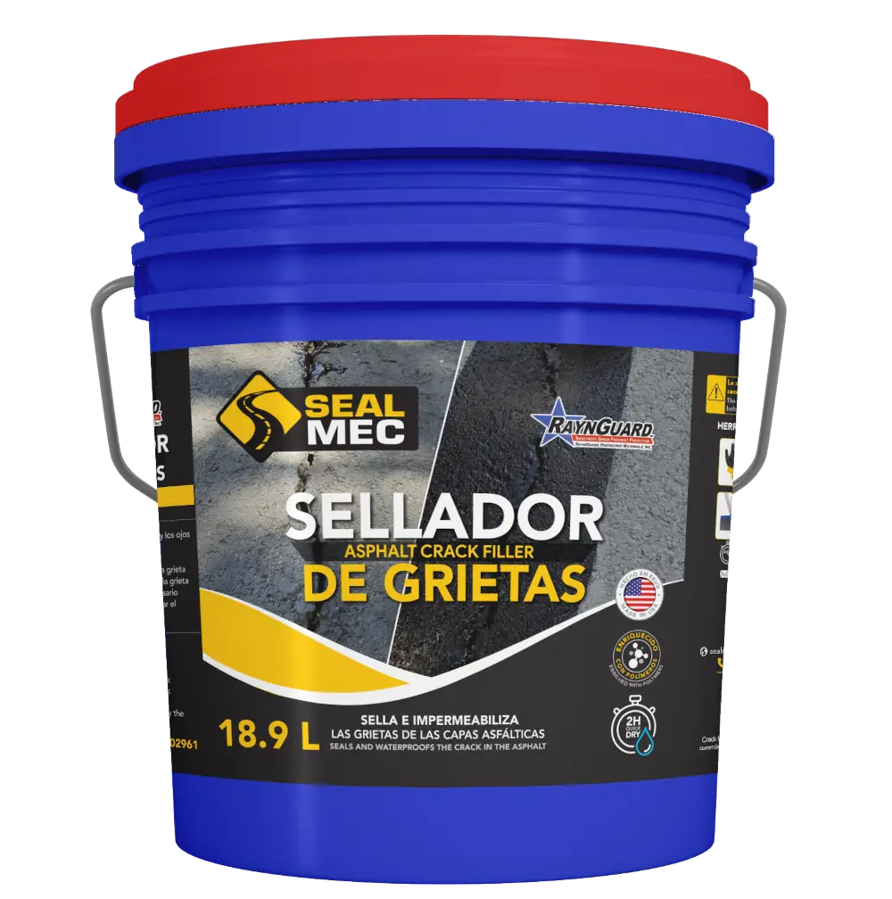 Sellador de grietas en asfalto cubeta Seal-Mec | Materiales De ...