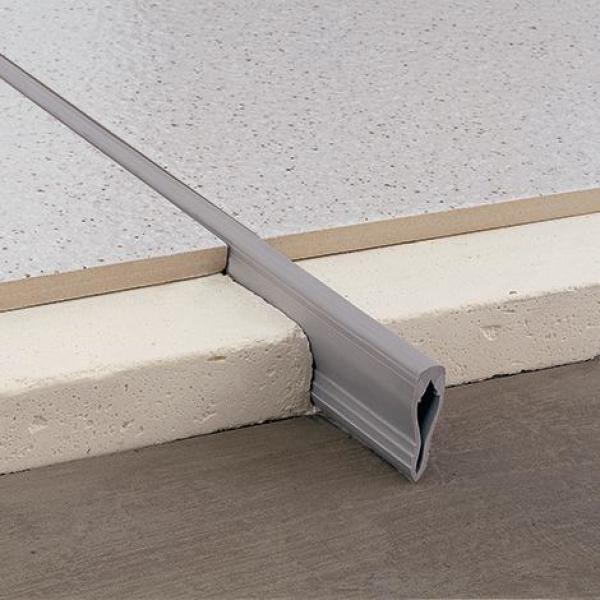 Perfil junta de PVC gris 25 mm x 2.5 metros Novojunta Emac NJP1021 ...