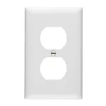 Placa doble de nylon con tornillos blanco mate Pass&Seymour Legrand ...