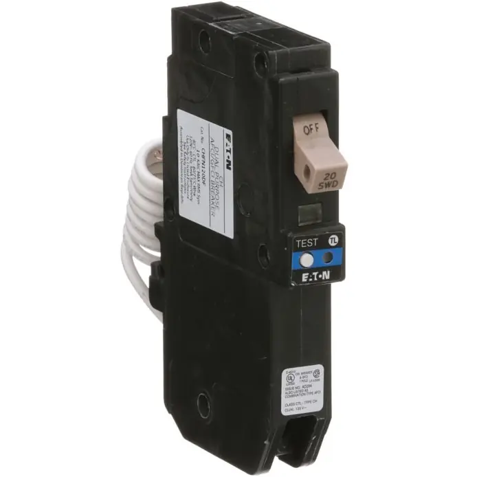Breaker 1 polo 20A dual AFCI/GFCI Eaton CHFN120DF | Materiales De ...