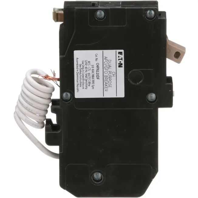 Breaker 1 polo 20A dual AFCI/GFCI Eaton CHFN120DF | Materiales De ...