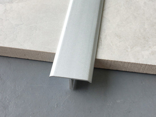 Perfil transicion T de aluminio plata 20 mm x 2.5 metros Prime 116 ...