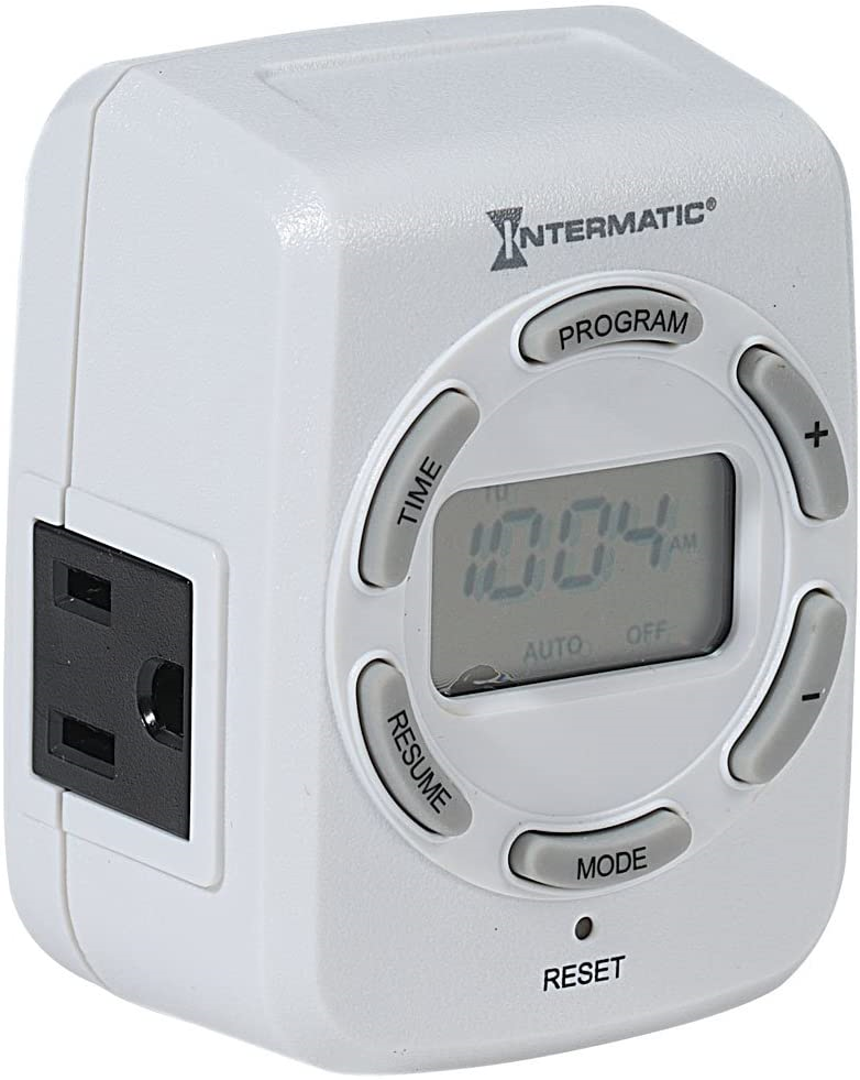 Temporizador electronico con tomacorriente 2P+T 15A 125VAC 60 Hz ...