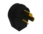 Enchufe 3 polos 50A 3W 125-250V negro Eagle 80 | Materiales De ...