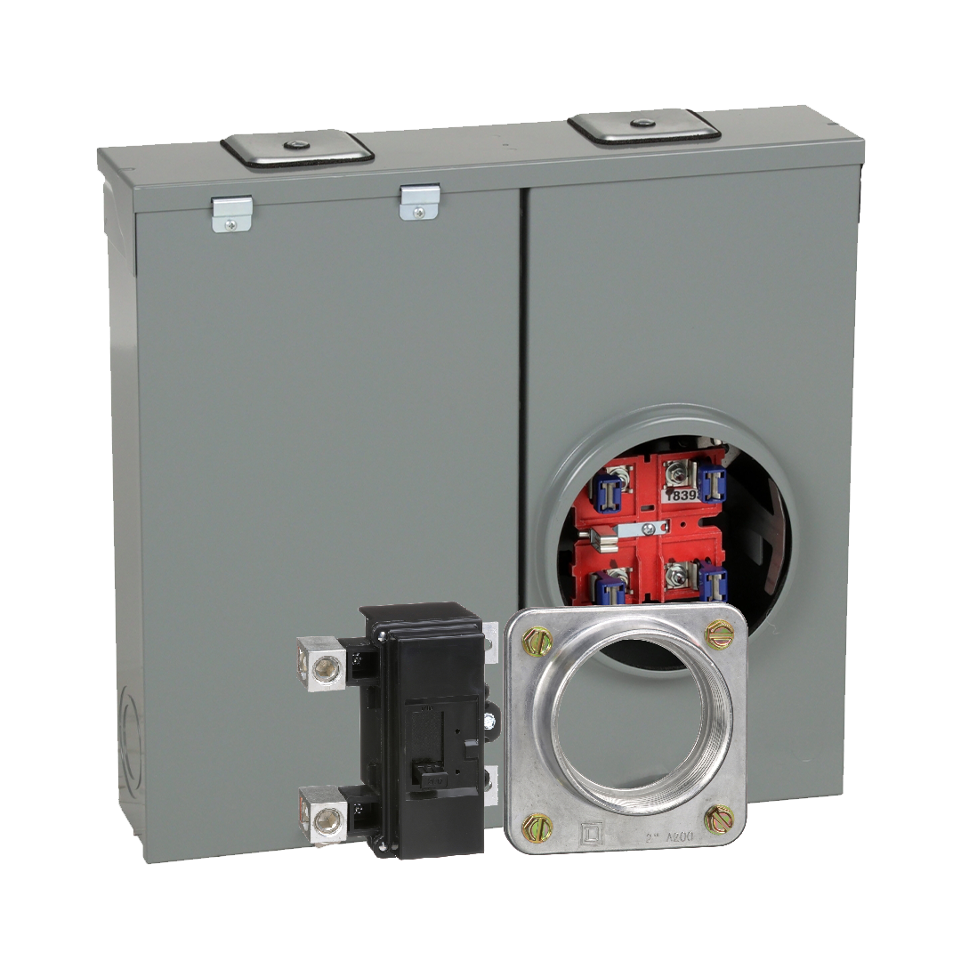 Base para medidor compuesto con breaker principal 200A Square D RC200S ...