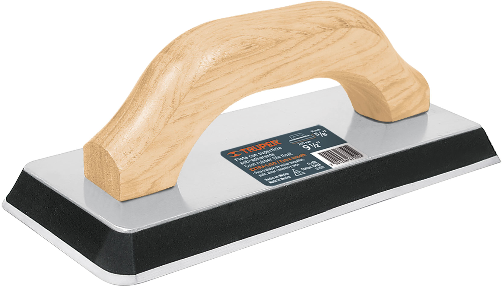 Llaneta de hule 9-1/2" para acabado liso Truper FL-10X / 15428 ...