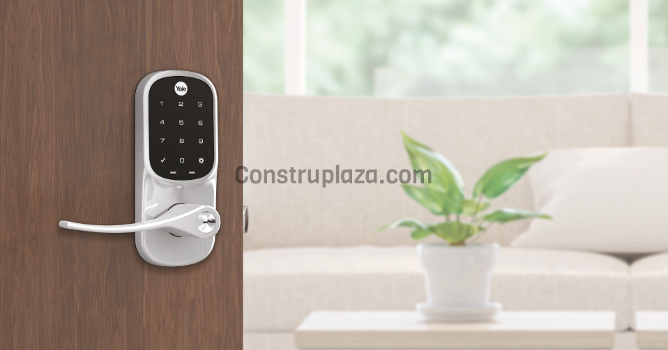 Cerradura electronica con manija YRL226 acero inoxidable Yale 0016011 ...
