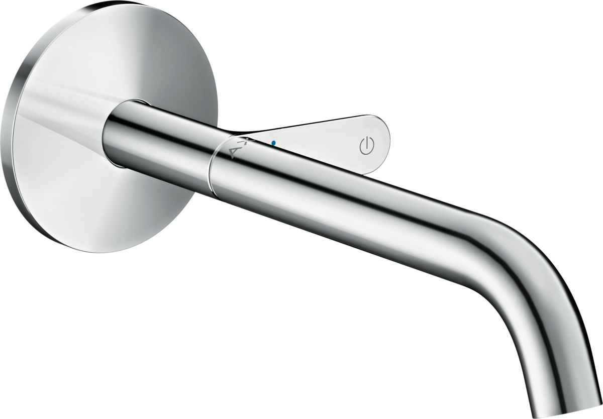 Griferia para lavatorio de pared caño de 220 mm cromo One Axor 48112000 ...